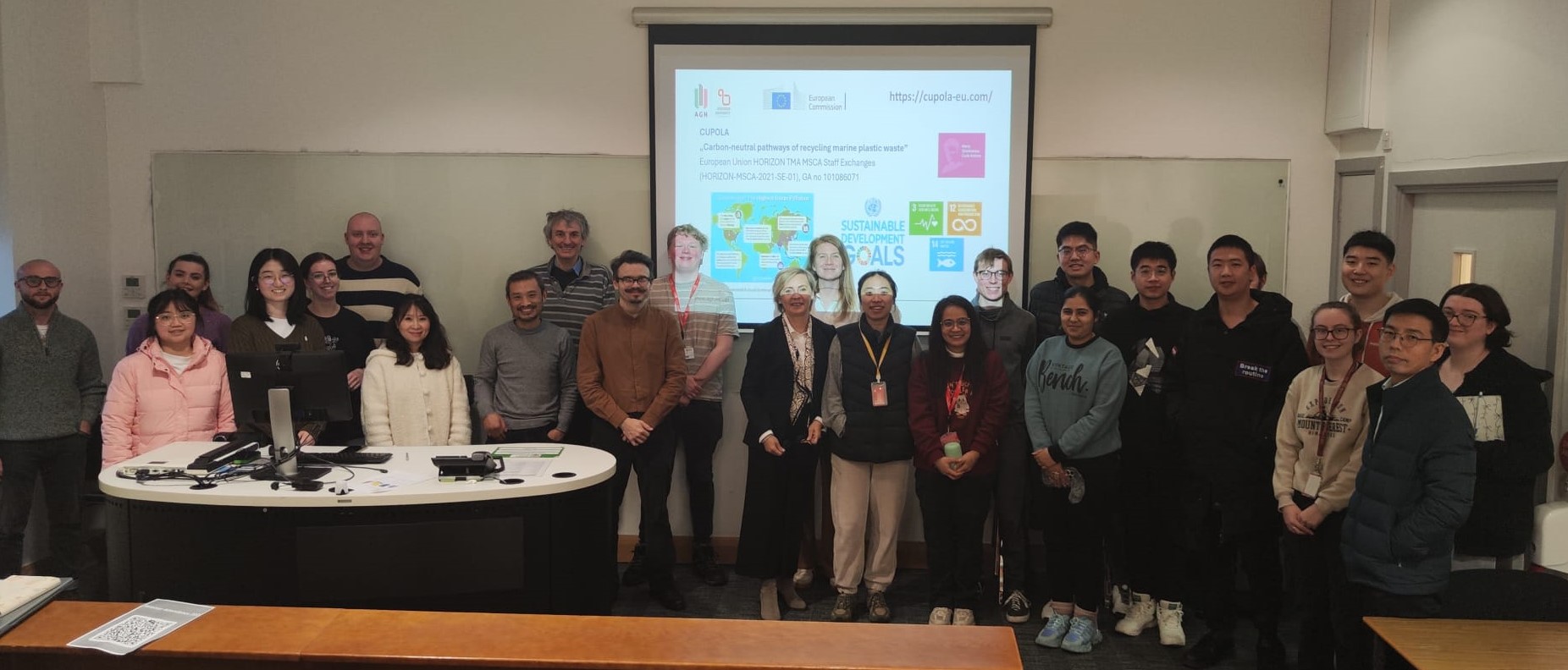 Visitors From Agh University Of Krakow Carbon Capture Research Lab At